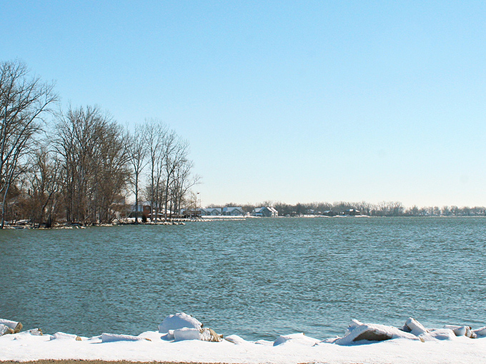 Grand Lake St. Marys spreads before Celina like a mirror reflecting endless possibilities.