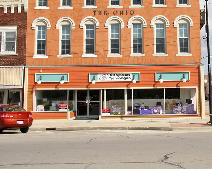 The Ohio Building stands as a testament to small-town grandeur. Where history meets modern purpose in retirement-friendly Clinton.