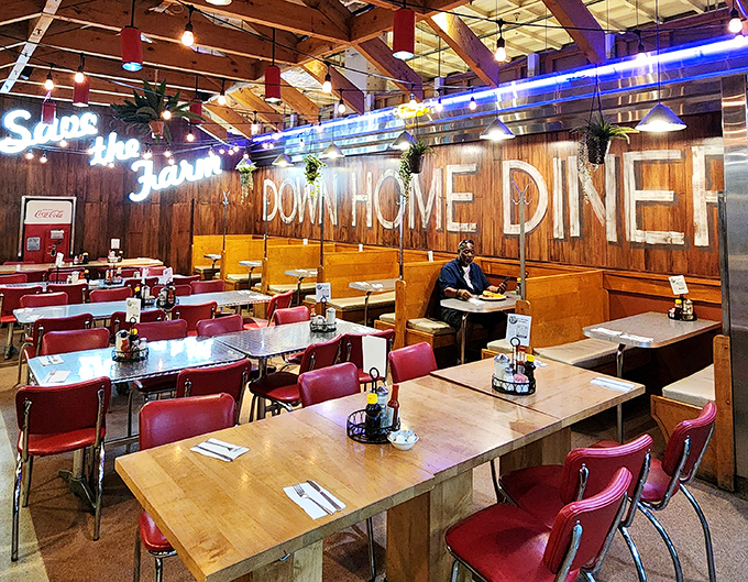 Wooden booths and neon signs create the perfect backdrop for Reading Terminal Market's comfort food headquarters. The French toast here makes bread pudding jealous.