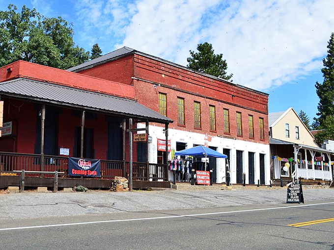 The kind of place where the community center actually centers the community, hosting everything from library books to local gossip.