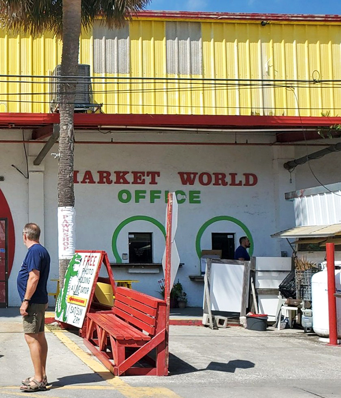 The market's two-story layout offers twice the treasure hunting possibilities for dedicated shoppers.