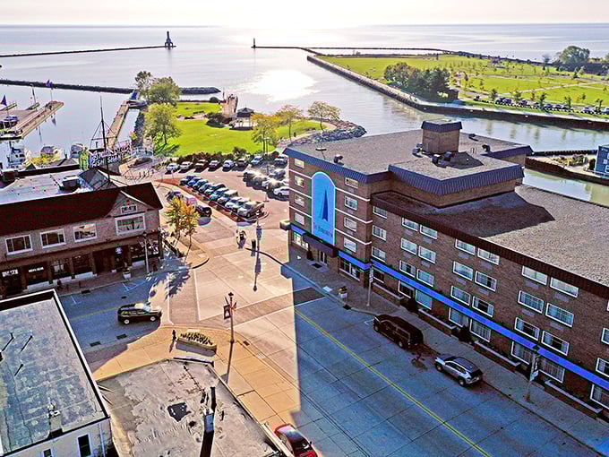 The waterfront restaurant in Port Washington promises fresh catches and harbor views &ndash; the perfect end to a day of lakeside exploration.