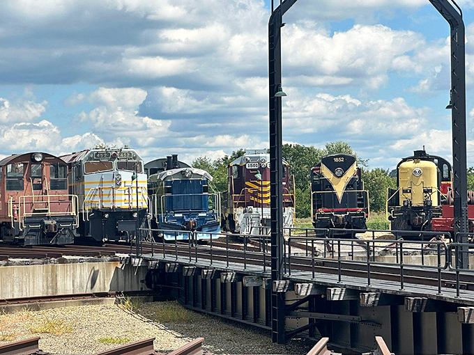 Here's where locomotives once ruled the rails, and history buffs still gather to celebrate the romance of steam.