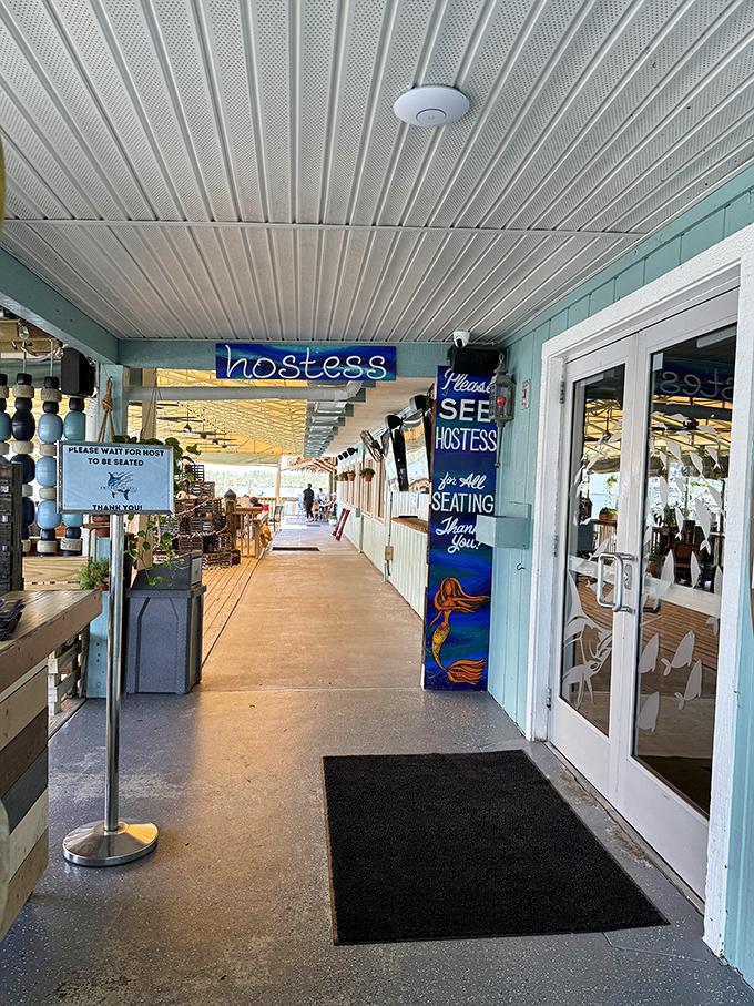 That hostess stand is the gateway to grouper paradise. Beyond those doors lies seafood that connects you directly to Florida's fishing heritage.