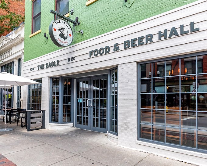 Behind The Eagle's charming green and white facade lies fried chicken that's worth crossing state lines for. Over-the-Rhine's worst-kept secret!