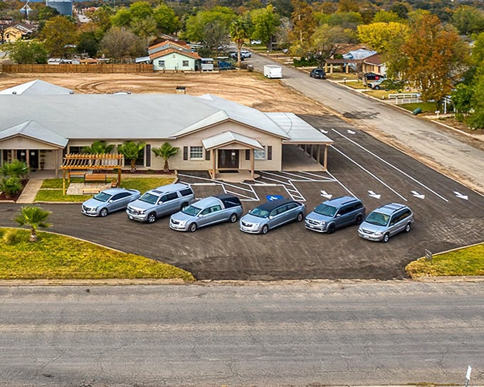 This aerial view of Uvalde doesn't show the invisible benefit: a cost of living that lets your Social Security check breathe easy.
