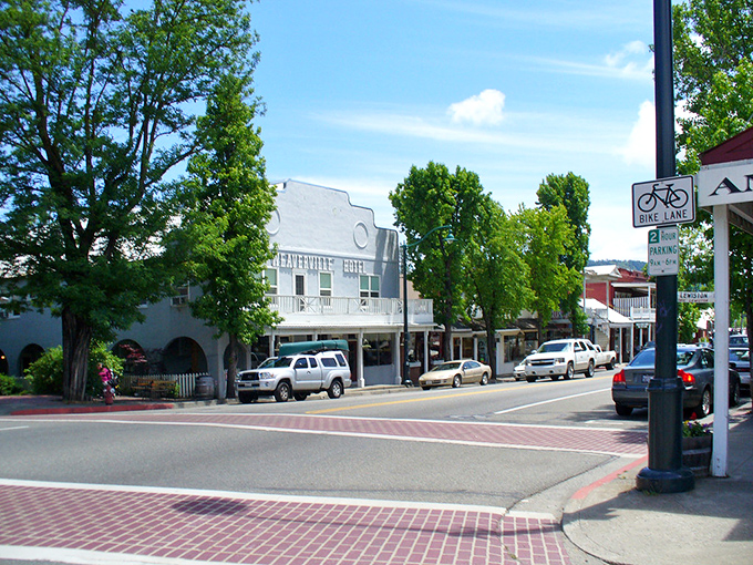 The Weaverville Hotel stands as a reminder that hospitality in this mountain town has been a tradition for well over a century.