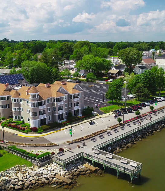 beach town maryland postcard ftr