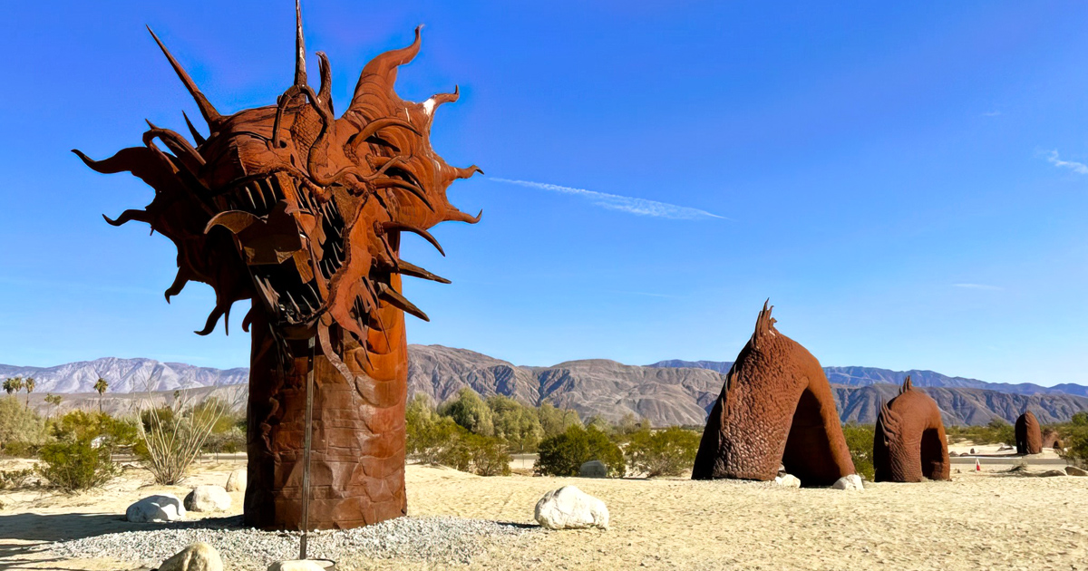 People Drive From All Over California To See This Gigantic Dragon Sculpture