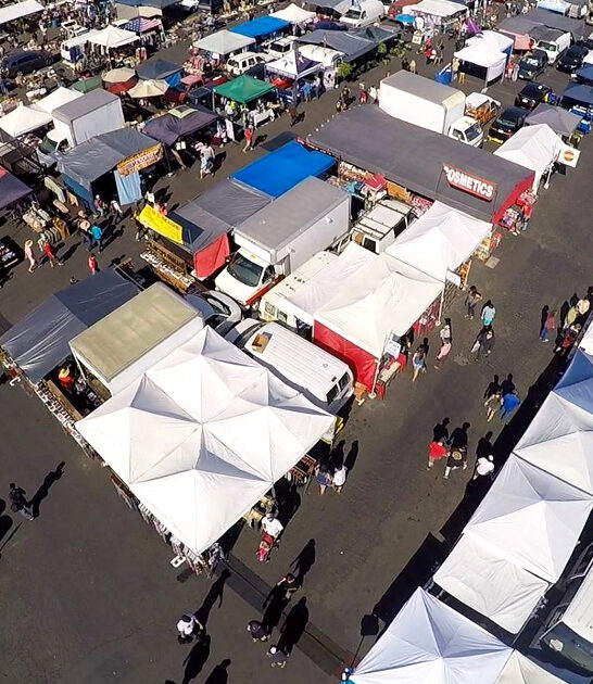 enormous california flea market ftr