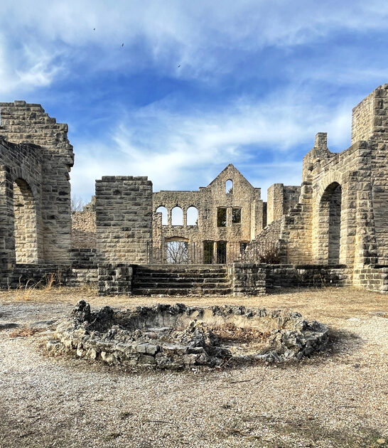 gorgeous castle ruin missouri ftr