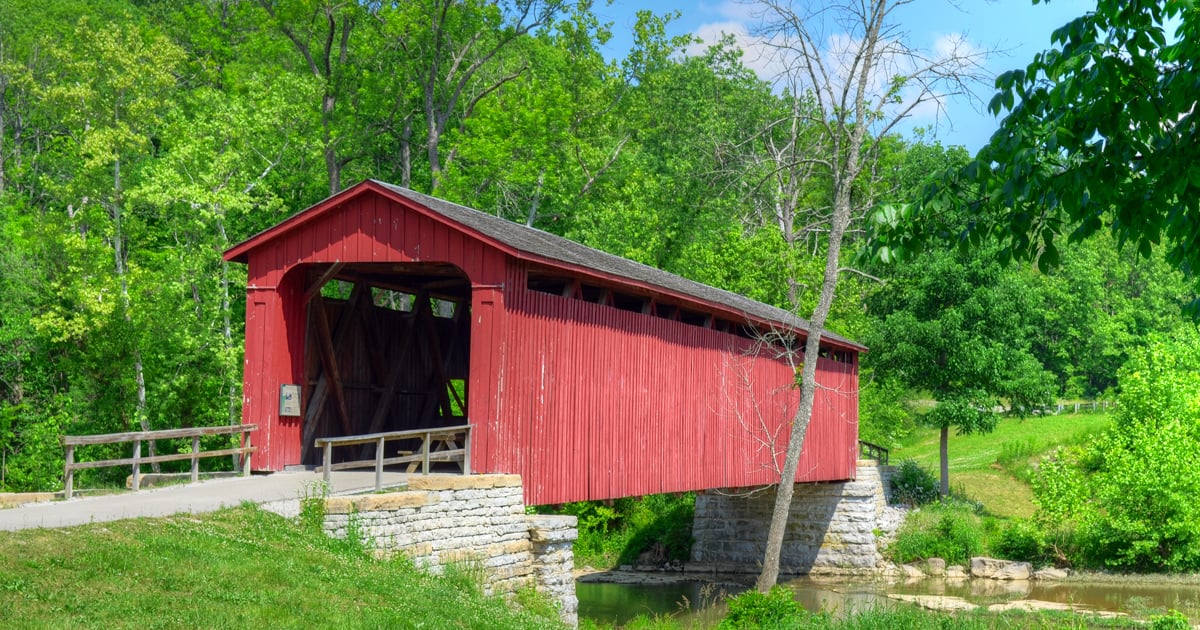 This Historic Covered Bridge In Indiana Will Transport You Straight To ...
