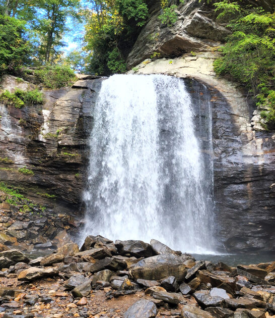 north carolina waterfall hike ftr