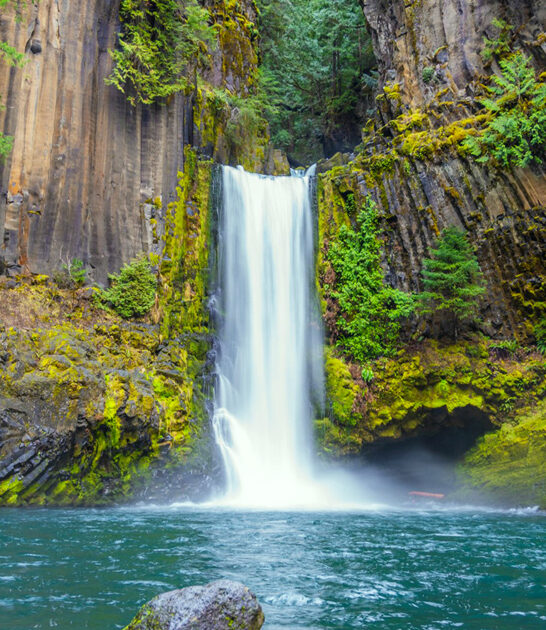 oregon breathtaking beautiful waterfall ftr