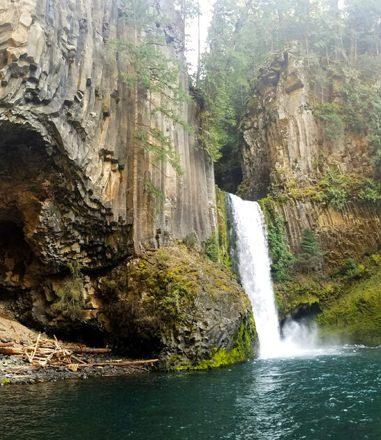oregon gorgeous scenic waterfall ftr