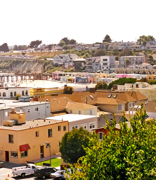 peaceful beach town california ftr