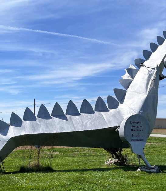 quirky roadside attraction illinois ftr