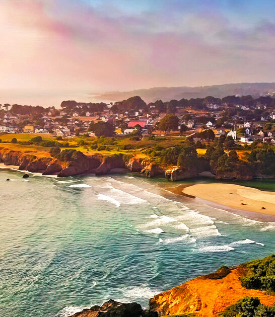 seaside town gorgeous california ftr