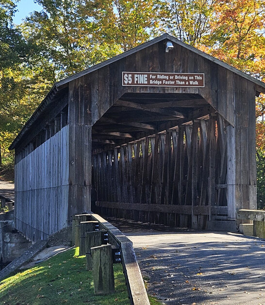 stunning covered bridge michigan ftr