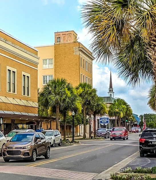 stunning town florida postcard ftr