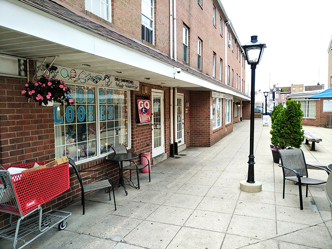 The unassuming storefront of Gooey Looie's proves once again that in Philadelphia, culinary treasures often hide in plain sight.