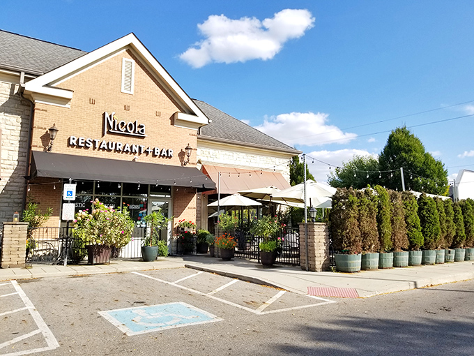 The unassuming brick exterior of Nicola hides culinary treasures within&mdash;like finding a Lamborghini parked behind a garden shed.