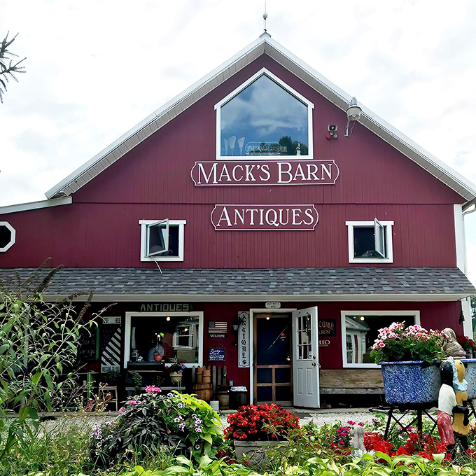 The iconic red barn exterior isn't hiding farm animals&mdash;it's safeguarding decades of memories disguised as treasures waiting for their second act. 