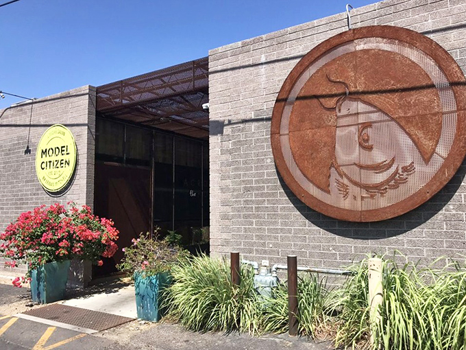 The unassuming exterior hides culinary treasures within, like finding a secret passage to flavor town behind a brick wall.