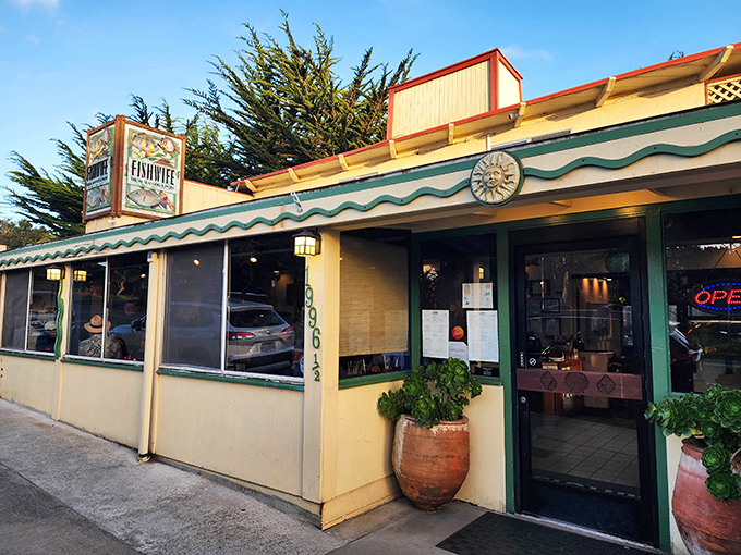 This unassuming Pacific Grove gem proves that the best seafood spots never need flashy facades to draw crowds.