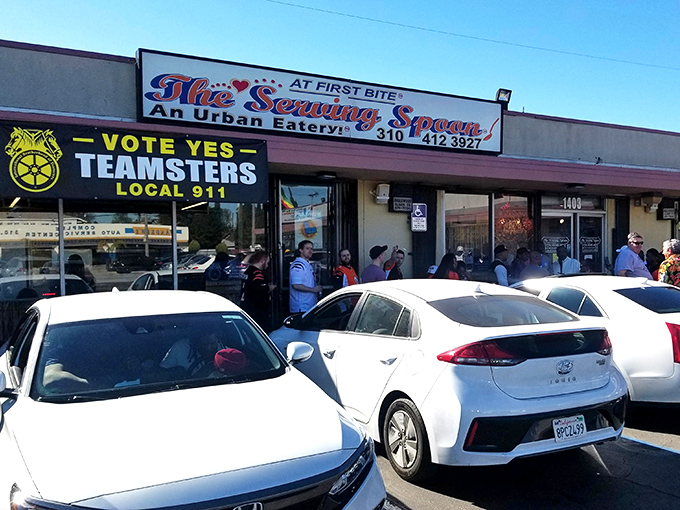 The packed parking lot tells you everything &ndash; this isn't just a restaurant, it's a Southern California pilgrimage site worth every minute of the wait.