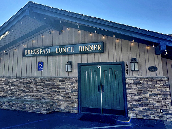 The stone facade and green doors of D'Carlos promise no gimmicks, just honest food. Sometimes the most unassuming exteriors hide the greatest culinary treasures.