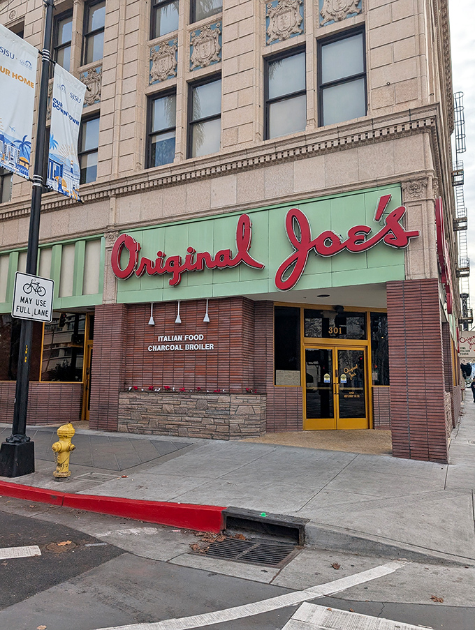 That iconic green and red fa&ccedil;ade isn't just a restaurant sign&mdash;it's a beacon of culinary hope for hungry San Jose locals seeking Italian-American perfection.