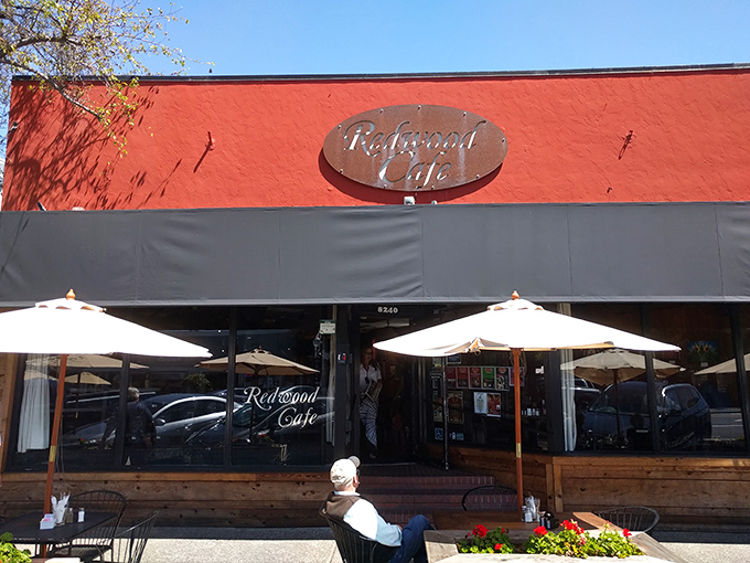 That distinctive red exterior isn't just eye-catching &ndash; it's a beacon calling all breakfast lovers home.