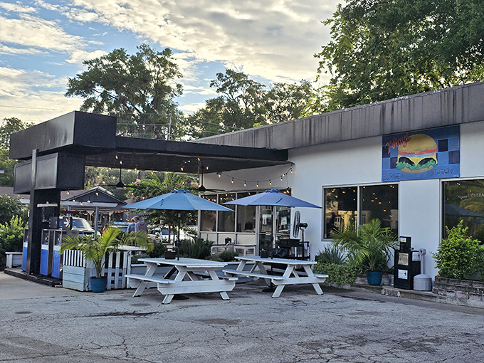 The holy grail of burger joints doesn't need neon signs or valet parking&mdash;just a converted gas station, picnic tables, and the promise of greatness within.