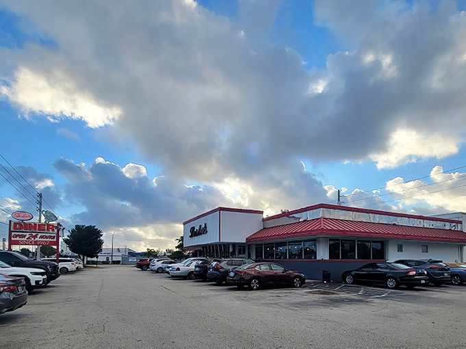 That iconic red and white exterior isn't just eye-catching&mdash;it's a beacon of hope for the hungry souls of Fort Lauderdale.