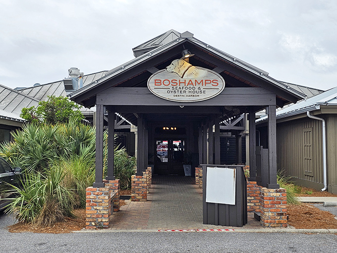 The entrance to seafood paradise doesn't need neon lights or valet parking&mdash;just a metal roof, weathered wood, and the promise of ocean treasures within.