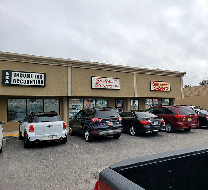 Strip mall treasure hunting at its finest! Sweet's Diner proves that culinary gems often hide in the most unassuming locations.