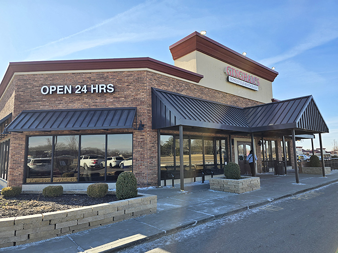 The promise of comfort food heaven beckons from this unassuming exterior. Gingham's brick-and-mortar invitation to indulge stands ready for hungry Missouri souls.