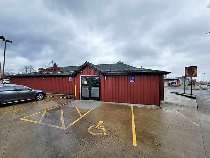 The unassuming red exterior of Joe Tony's might fool you, but locals know this barn-like building houses some of Ohio's most crave-worthy bourbon-infused delights.