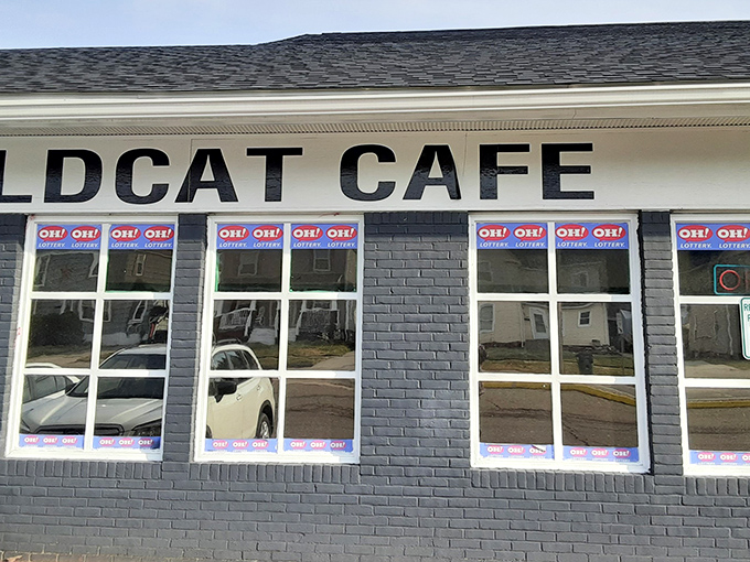The unassuming brick exterior of Wildcat Cafe hides culinary treasures within. Like finding a winning lottery ticket in your winter coat pocket.