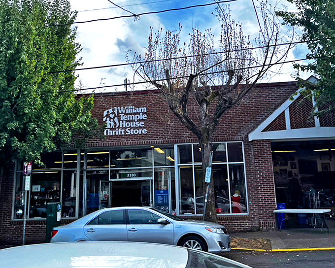 The unassuming entrance to treasure-hunting paradise. Those wooden chairs outside are just appetizers for the feast of finds waiting inside.