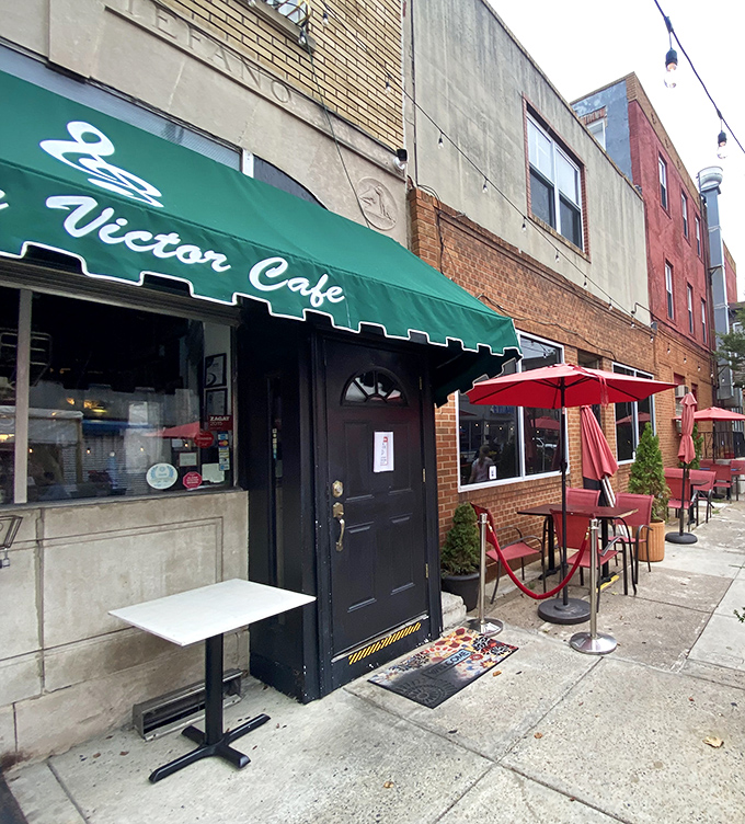 The iconic green awning of Victor Caf&eacute; beckons from its South Philly corner like an old friend inviting you in for dinner and a show. 