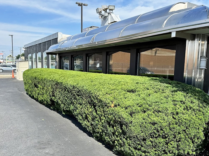 The gleaming stainless steel exterior of The Dining Car stands as a beacon of comfort food in Northeast Philly, promising delicious nostalgia inside.