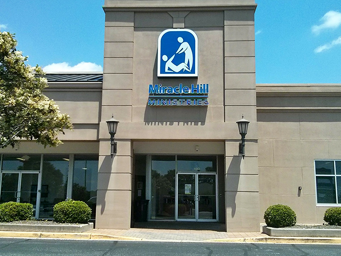 The unassuming facade of Miracle Hill Ministries belies the treasure trove within. Like a Vegas casino, they've mastered the art of making you lose track of time.