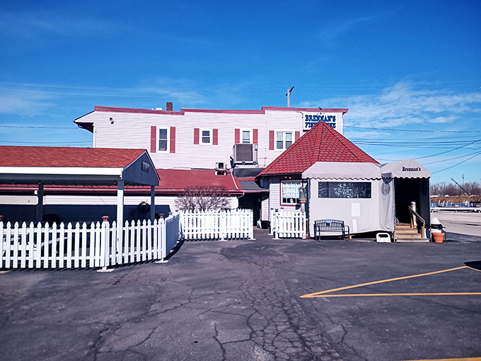 The unassuming exterior of Brennan's Fish House belies the culinary treasures within. Like finding a pearl in an oyster, this waterfront gem delivers big on flavor.