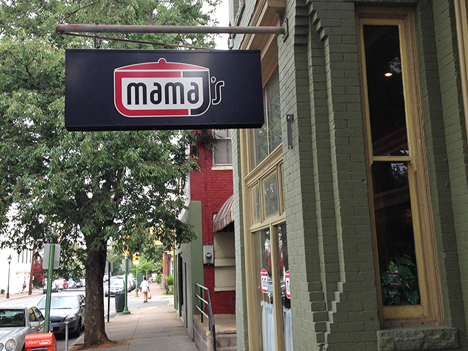 The unassuming green brick exterior of Mama J's belies the culinary treasures within&mdash;like finding a Michelin star restaurant disguised as your favorite aunt's house.