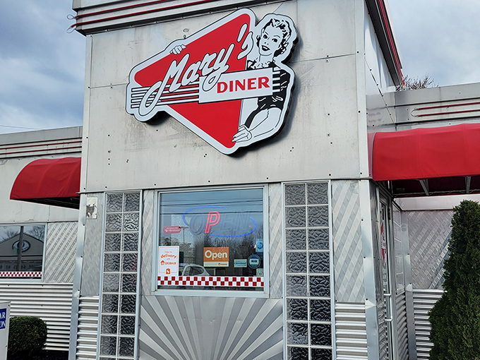 That iconic red and white sign isn't just welcoming you to a meal&mdash;it's inviting you to step back in time. Pure Americana awaits inside.