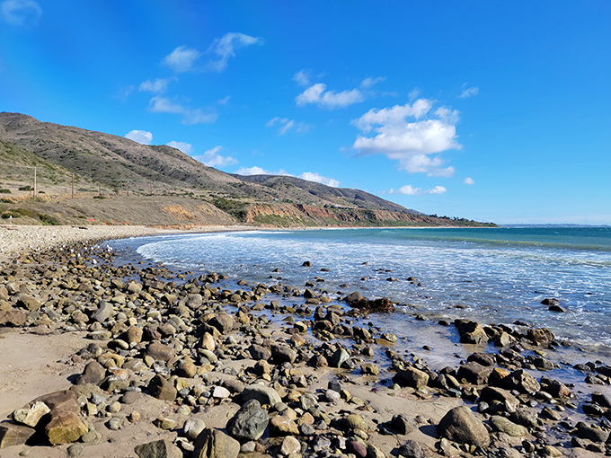 Wooden steps leading to paradise – where every descent brings you closer to that perfect California moment you've been dreaming about all week.