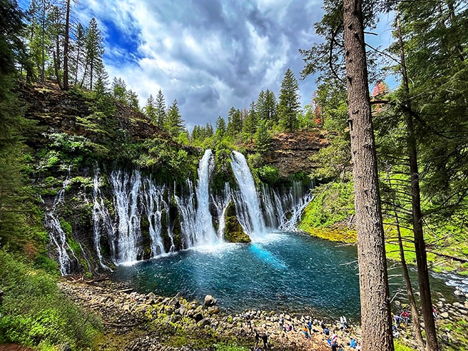 Nature's own IMAX theater features a 129-foot cascade that never needs intermission or overpriced concessions.