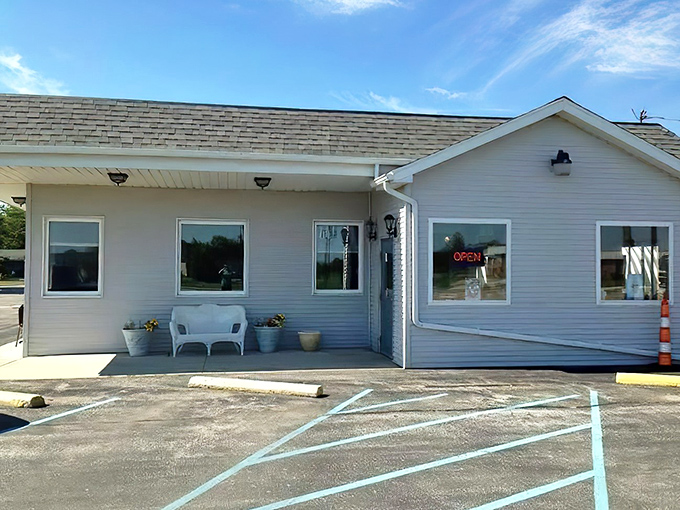 Welcome to flavor country, where the parking lot promises good things inside this unassuming gem.